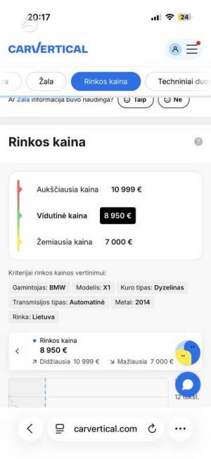 Balts BMW X1 2014 Marijampole, ar dzinēja tilpumu 2.00 L un nobraukumu 220 tūkst. km par 8900 €, foto 46 vietnē AUTOMOTO.COM.LV