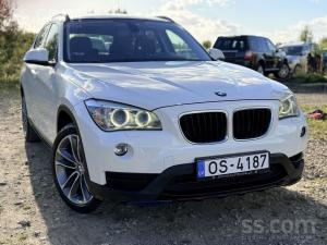 White BMW X1 2014 in Riga, with an engine capacity of 2.00 L and mileage of 214 thousand km for 9995 €, photo 1 on AUTOMOTO.COM.LV