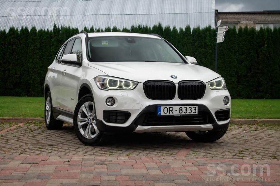 White BMW X1 2015 in Jelgava, with an engine capacity of 2.00 L and mileage of 213 thousand km for 10900 €, photo 1 on AUTOMOTO.COM.LV