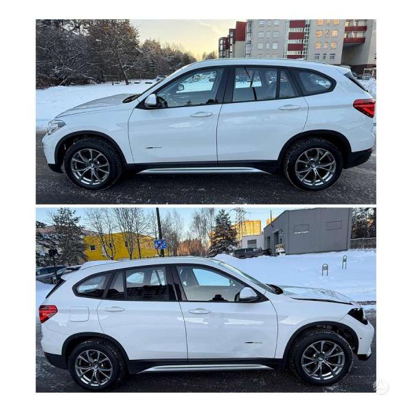White BMW X1 2016 in Vilnius, with an engine capacity of 2.00 L and mileage of 142 thousand km for 9400 €, photo 6 on AUTOMOTO.COM.LV