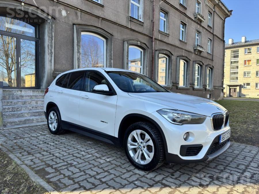 White BMW X1 2016 in Tallinn, with an engine capacity of 1.60 L and mileage of 291 thousand km for 9490 €, photo 1 on AUTOMOTO.COM.LV