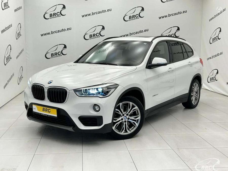 White BMW X1 2016 in Vilnius, with an engine capacity of 2.00 L and mileage of 120 thousand km for 15500 €, photo 1 on AUTOMOTO.COM.LV