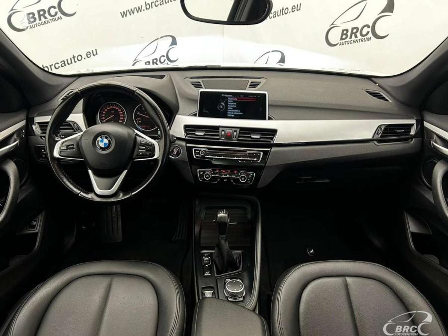 White BMW X1 2016 in Vilnius, with an engine capacity of 2.00 L and mileage of 120 thousand km for 15500 €, photo 5 on AUTOMOTO.COM.LV
