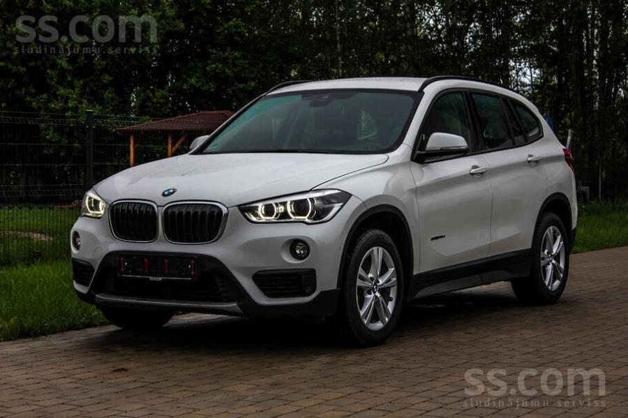 White BMW X1 2017 in Jelgava, with an engine capacity of 2.00 L and mileage of 252 thousand km for 12996 €, photo 1 on AUTOMOTO.COM.LV