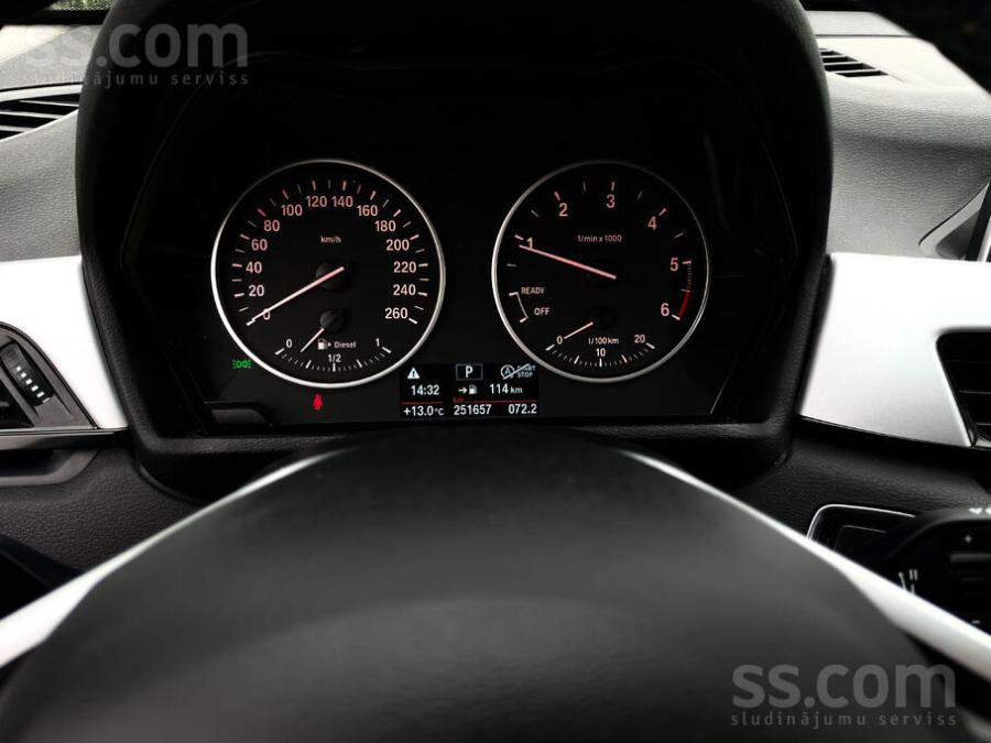 White BMW X1 2017 in Jelgava, with an engine capacity of 2.00 L and mileage of 252 thousand km for 12996 €, photo 19 on AUTOMOTO.COM.LV