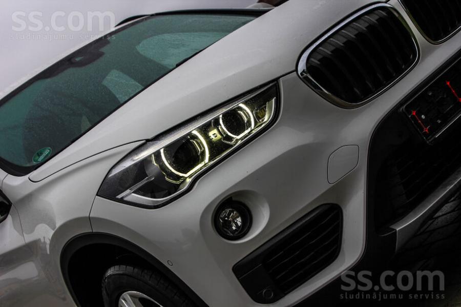 White BMW X1 2017 in Jelgava, with an engine capacity of 2.00 L and mileage of 252 thousand km for 12996 €, photo 24 on AUTOMOTO.COM.LV