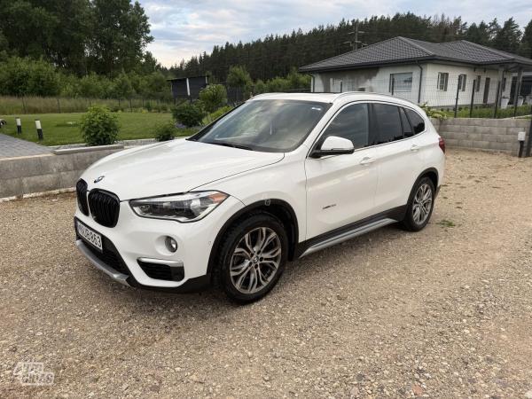 White BMW X1 2017 in Vilnius, with an engine capacity of 2.00 L and mileage of 123 thousand km for 15500 €, photo 2 on AUTOMOTO.COM.LV