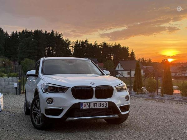 Balts BMW X1 2017 Viļņa, ar dzinēja tilpumu 2.00 L un nobraukumu 124 tūkst. km par 15000 €, foto 1 vietnē AUTOMOTO.COM.LV