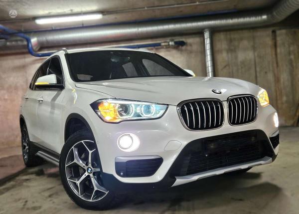 White BMW X1 2018 in Klaipeda, with an engine capacity of 2.00 L and mileage of 225 thousand km for 15450 €, photo 1 on AUTOMOTO.COM.LV