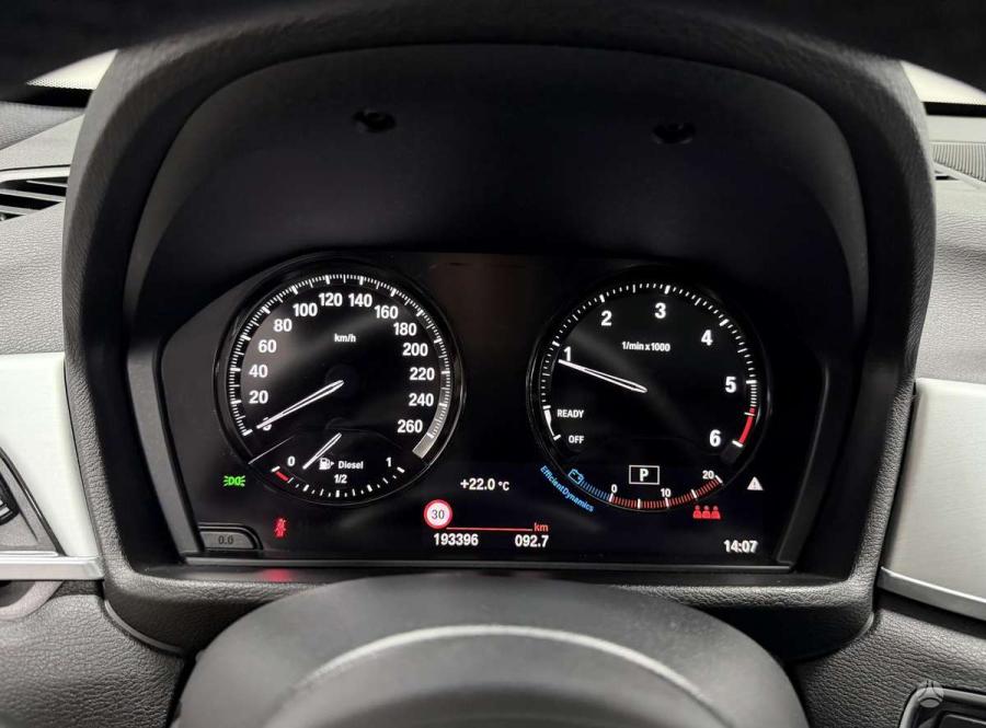 Balts BMW X1 2018 Utena, ar dzinēja tilpumu 2.00 L un nobraukumu 193 tūkst. km par 15750 €, foto 19 vietnē AUTOMOTO.COM.LV