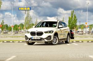 White BMW X1 2021 in Riga, with an engine capacity of 2.00 L and mileage of 254 thousand km for 17490 €, photo  on AUTOMOTO.COM.LV