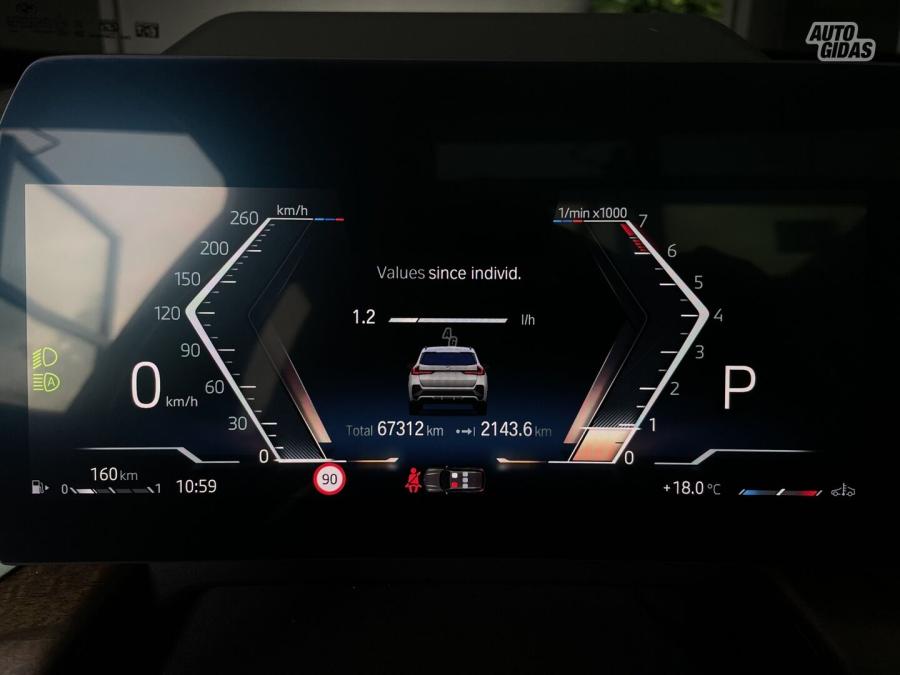 Balts BMW X1 2023 Klaipėda, ar dzinēja tilpumu 1.50 L un nobraukumu 67 tūkst. km par 36491 €, foto 17 vietnē AUTOMOTO.COM.LV