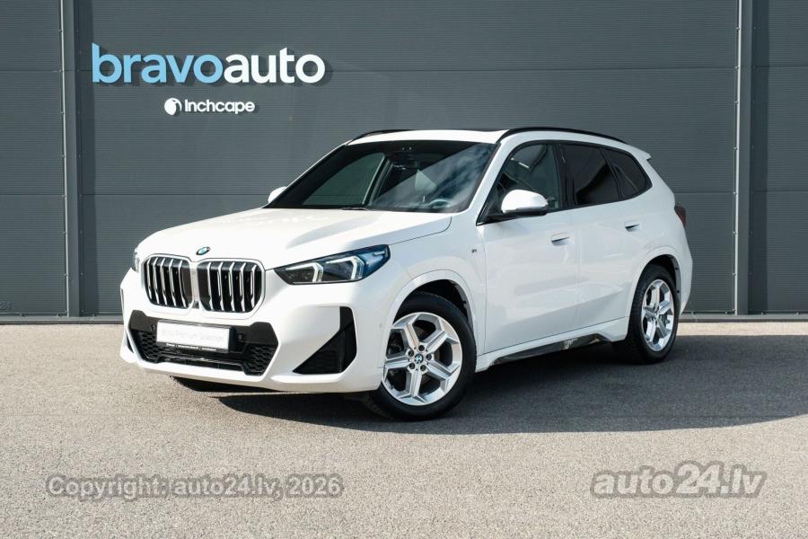 White BMW X1 2024 in Tartu, with an engine capacity of 2.00 L and mileage of 55 thousand km for 44900 €, photo 1 on AUTOMOTO.COM.LV