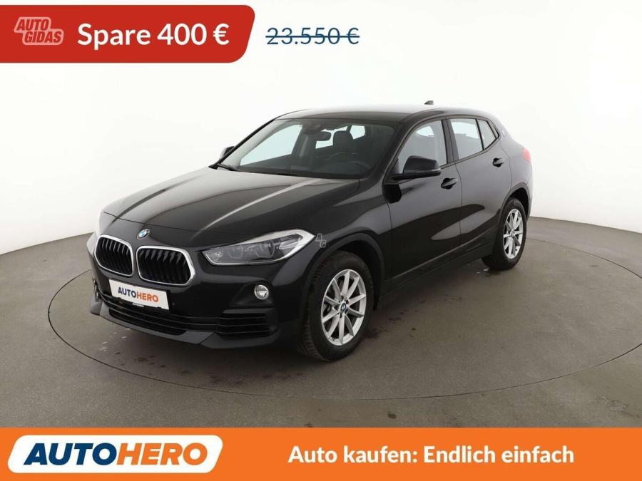 Black BMW X2 2018 in Kaunas, with an engine capacity of 2.00 L and mileage of 52 thousand km for 25645 €, photo 1 on AUTOMOTO.COM.LV