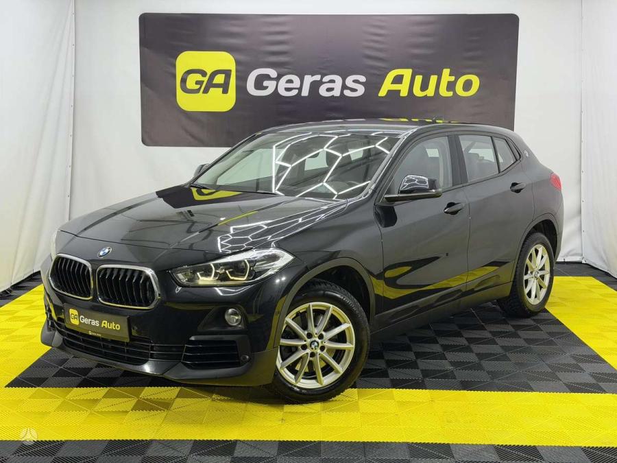 Black BMW X2 2018 in Vilnius, with an engine capacity of 2.00 L and mileage of 240 thousand km for 13990 €, photo 1 on AUTOMOTO.COM.LV
