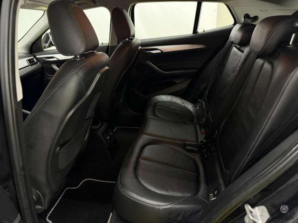 Black BMW X2 2018 in Vilnius, with an engine capacity of 2.00 L and mileage of 240 thousand km for 12990 €, photo 11 on AUTOMOTO.COM.LV
