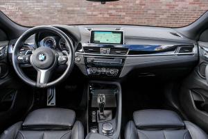 Black BMW X2 2018 in Kaunas, with an engine capacity of 2.00 L and mileage of 152 thousand km for 19450 €, photo 14 on AUTOMOTO.COM.LV