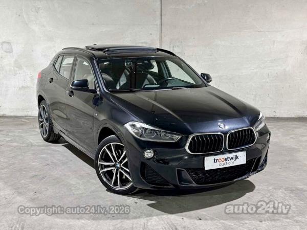 Black BMW X2 2019 in Tallinn, with an engine capacity of 2.00 L and mileage of 211 thousand km for 20650 €, photo 4 on AUTOMOTO.COM.LV