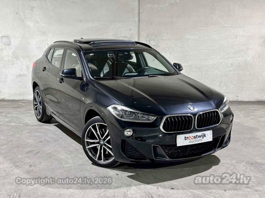 Black BMW X2 2019 in Tallinn, with an engine capacity of 2.00 L and mileage of 211 thousand km for 20650 €, photo 4 on AUTOMOTO.COM.LV