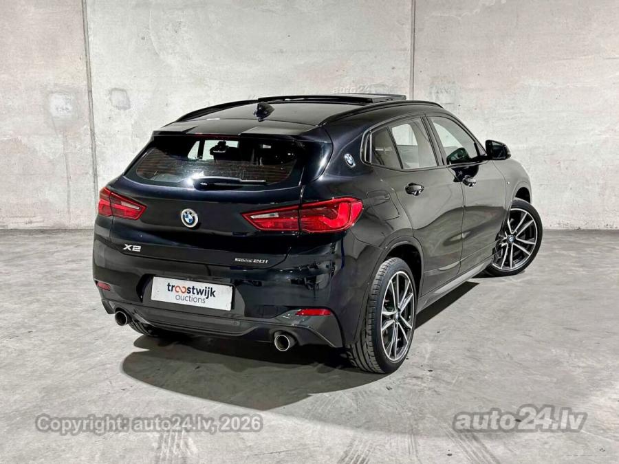 Black BMW X2 2019 in Tallinn, with an engine capacity of 2.00 L and mileage of 211 thousand km for 20650 €, photo 6 on AUTOMOTO.COM.LV