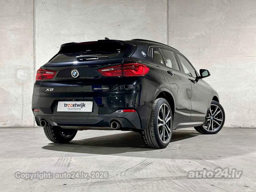 Black BMW X2 2019 in Tallinn, with an engine capacity of 2.00 L and mileage of 211 thousand km for 20650 €, photo 8 on AUTOMOTO.COM.LV