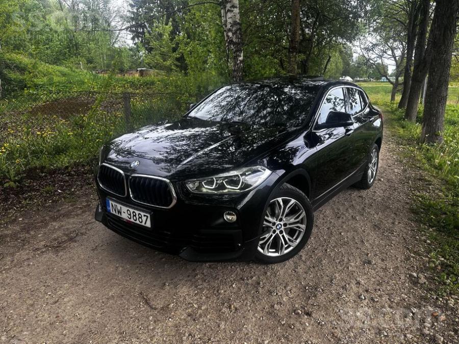 Melns BMW X2 2019 Rīga, ar dzinēja tilpumu 2.00 L un nobraukumu 140 tūkst. km par 19200 €, foto 1 vietnē AUTOMOTO.COM.LV