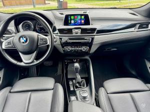 Black BMW X2 2019 in Panevezys, with an engine capacity of 2.00 L and mileage of 56 thousand km for 16499 €, photo 15 on AUTOMOTO.COM.LV