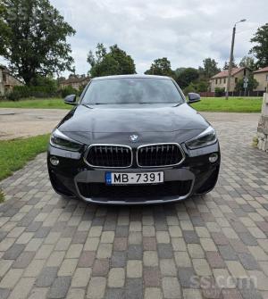 Black BMW X2 2019 in Riga, with an engine capacity of 2.00 L and mileage of 84 thousand km for 17800 €, photo  on AUTOMOTO.COM.LV