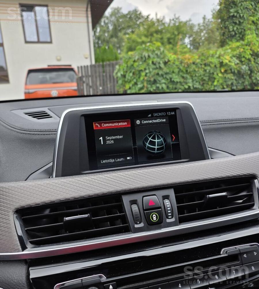 Black BMW X2 2019 in Riga, with an engine capacity of 2.00 L and mileage of 84 thousand km for 17800 €, photo 14 on AUTOMOTO.COM.LV