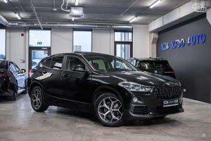 Black BMW X2 2020 in Marijampole, with an engine capacity of 1.50 L and mileage of 110 thousand km for 19450 €, photo  on AUTOMOTO.COM.LV