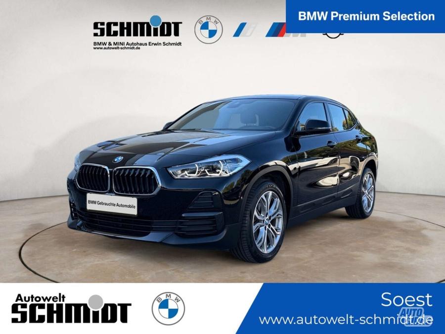 Black BMW X2 2021 in Kaunas, with an engine capacity of 1.50 L and mileage of 23 thousand km for 26190 €, photo 1 on AUTOMOTO.COM.LV