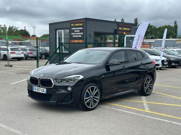 Black BMW X2 2019 in Klaipeda, with an engine capacity of 2.00 L and mileage of 163 thousand km for 17900 €, photo 1 on AUTOMOTO.COM.LV