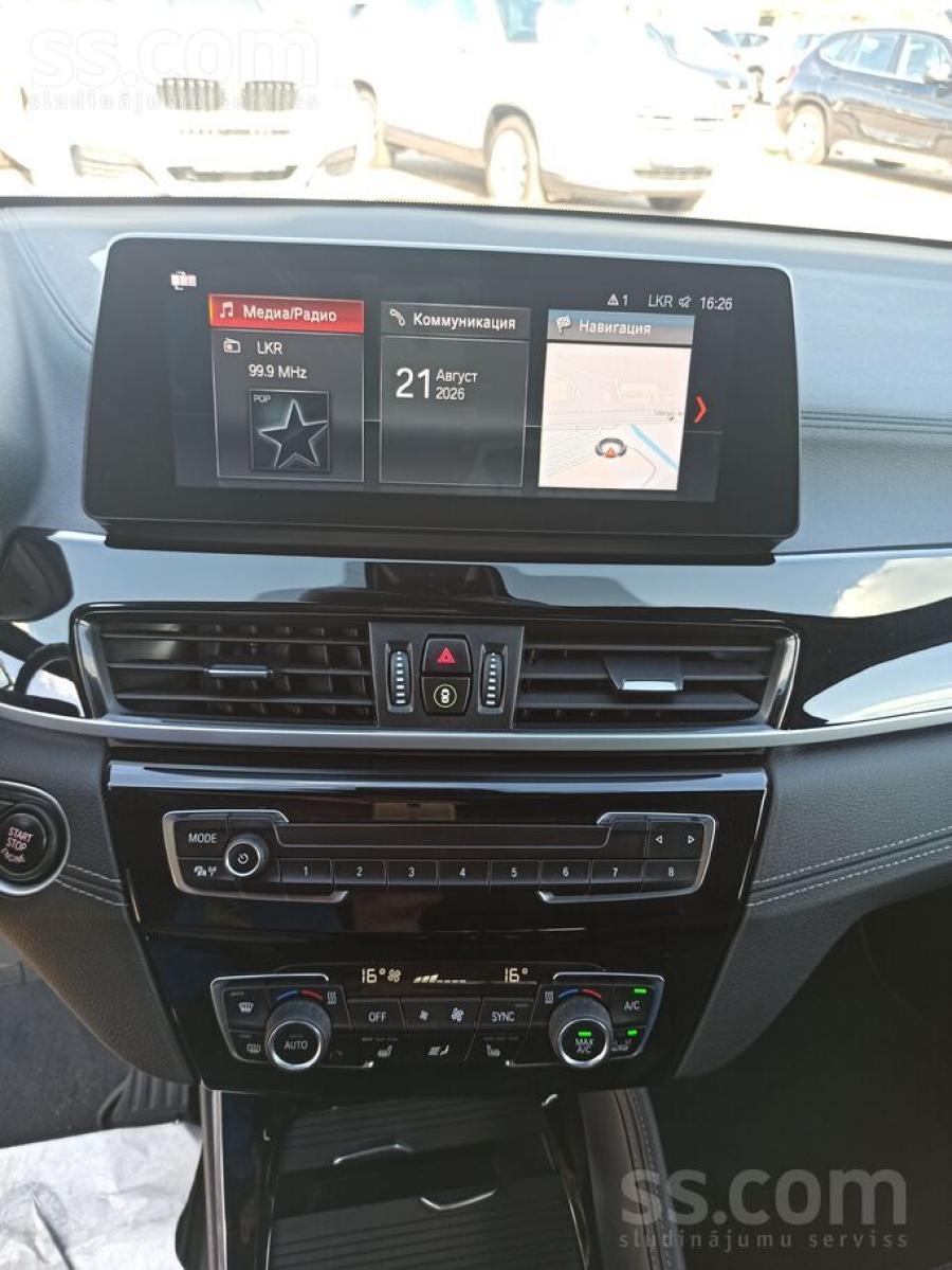 Black BMW X2 2019 in Daugavpils, with an engine capacity of 2.00 L and mileage of 0 thousand km for 20300 €, photo 30 on AUTOMOTO.COM.LV