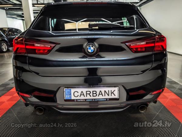 Black BMW X2 2022 in Tallinn, with an engine capacity of 2.00 L and mileage of 79 thousand km for 32990 €, photo 4 on AUTOMOTO.COM.LV