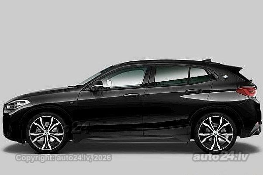 Black BMW X2 2024 in Tallinn, with an engine capacity of 2.00 L and mileage of 27 thousand km for 38495 €, photo 4 on AUTOMOTO.COM.LV