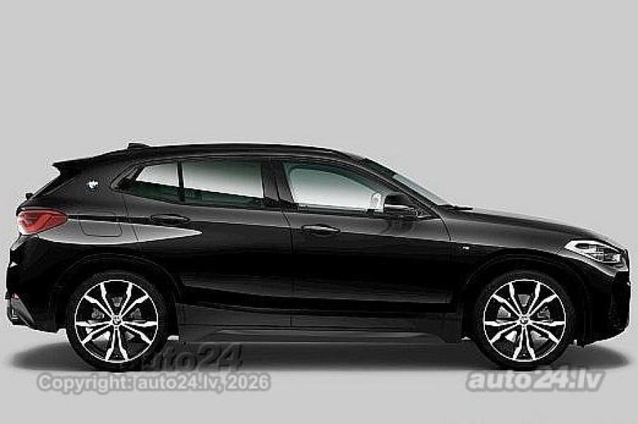 Black BMW X2 2024 in Tallinn, with an engine capacity of 2.00 L and mileage of 27 thousand km for 38495 €, photo 5 on AUTOMOTO.COM.LV