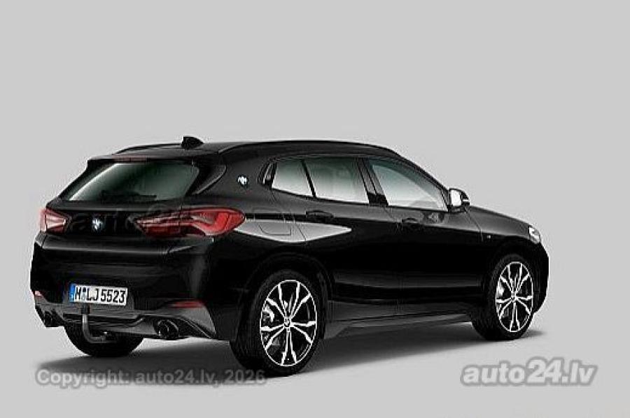 Black BMW X2 2024 in Tallinn, with an engine capacity of 2.00 L and mileage of 27 thousand km for 38495 €, photo 7 on AUTOMOTO.COM.LV