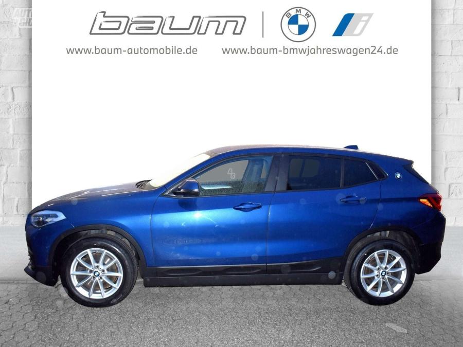 Blue BMW X2 2021 in Kaunas, with an engine capacity of 2.00 L and mileage of 47 thousand km for 31961 €, photo 3 on AUTOMOTO.COM.LV