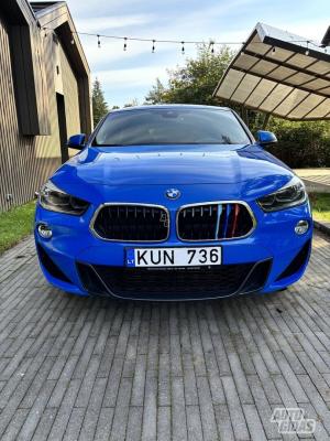 Blue BMW X2 2018 in Vilnius, with an engine capacity of 2.00 L and mileage of 96 thousand km for 22000 €, photo  on AUTOMOTO.COM.LV