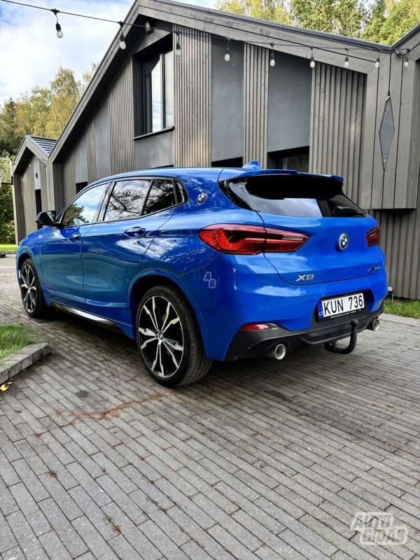 Blue BMW X2 2018 in Vilnius, with an engine capacity of 2.00 L and mileage of 96 thousand km for 22000 €, photo 10 on AUTOMOTO.COM.LV