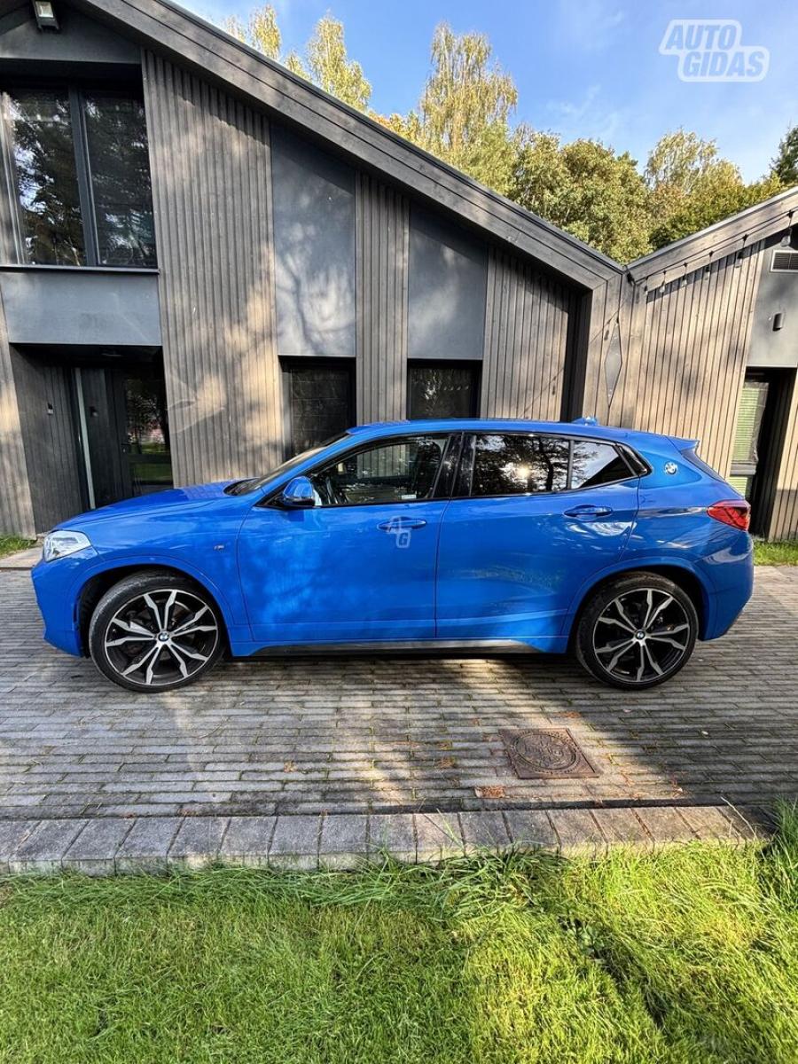Blue BMW X2 2018 in Vilnius, with an engine capacity of 2.00 L and mileage of 96 thousand km for 22000 €, photo 11 on AUTOMOTO.COM.LV