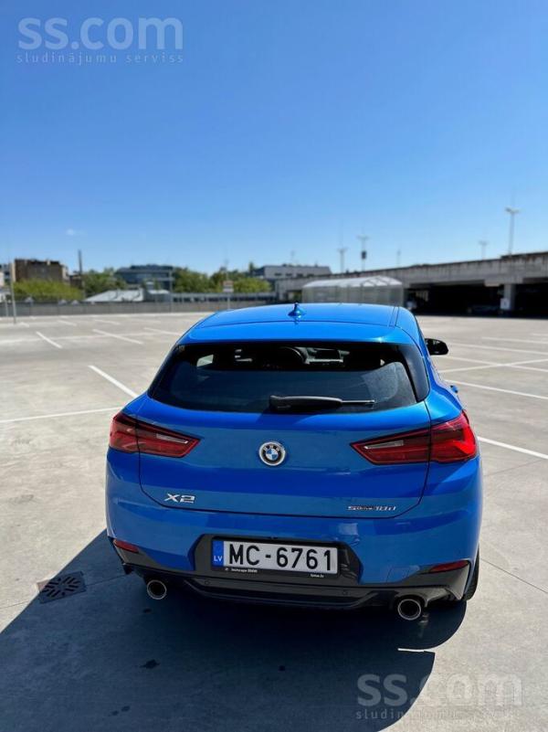 Blue BMW X2 2019 in Riga, with an engine capacity of 1.80 L and mileage of 59 thousand km for 19000 €, photo 2 on AUTOMOTO.COM.LV