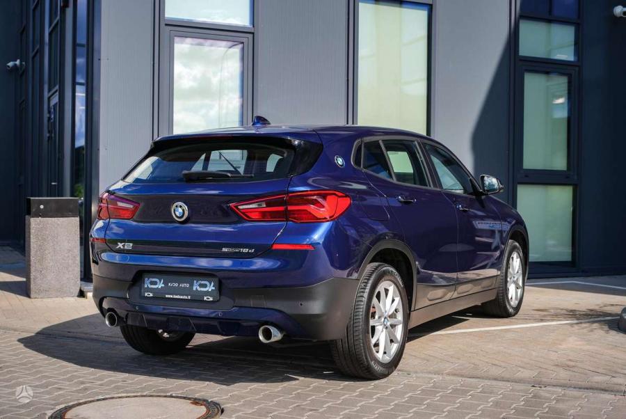 Blue BMW X2 2019 in Kaunas, with an engine capacity of 2.00 L and mileage of 128 thousand km for 14950 €, photo 9 on AUTOMOTO.COM.LV
