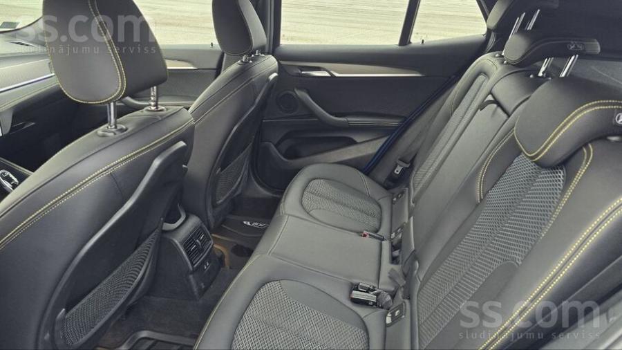 Blue BMW X2 2020 in Riga, with an engine capacity of 2.00 L and mileage of 58 thousand km for 22500 €, photo 11 on AUTOMOTO.COM.LV