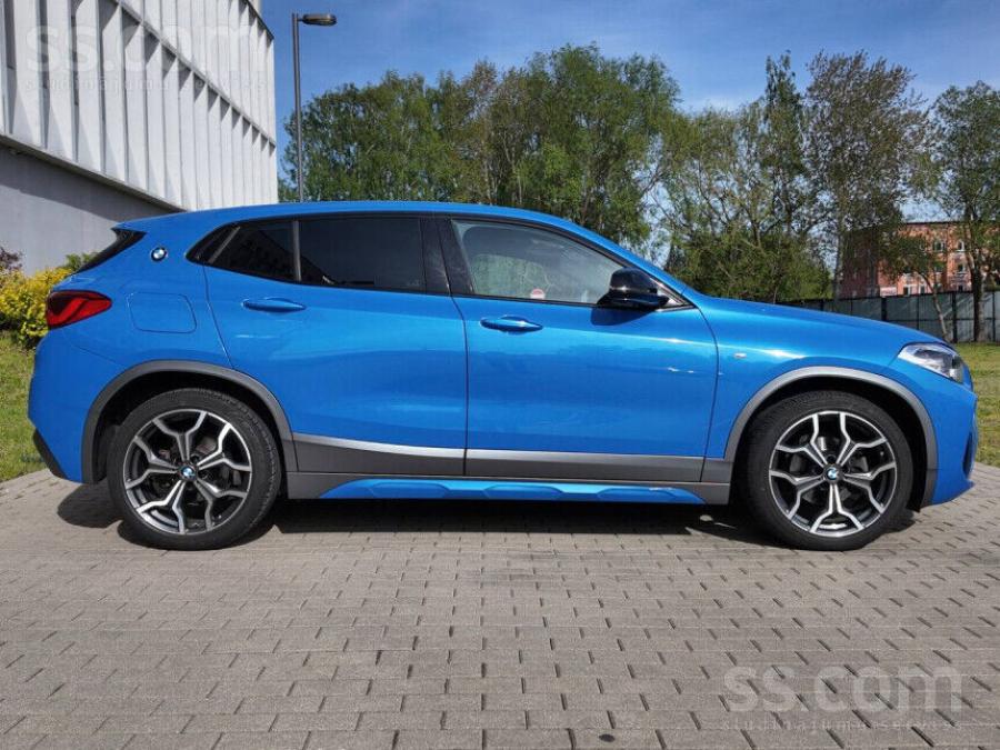 Blue BMW X2 2019 in Riga, with an engine capacity of 1.60 L and mileage of 148 thousand km for 18900 €, photo 5 on AUTOMOTO.COM.LV