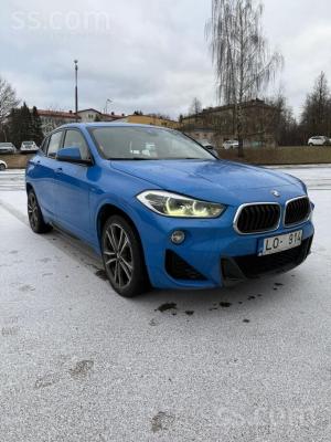 Zils BMW X2 2018 Rīga, ar dzinēja tilpumu 2.00 L un nobraukumu 156 tūkst. km par 17000 €, foto  vietnē AUTOMOTO.COM.LV