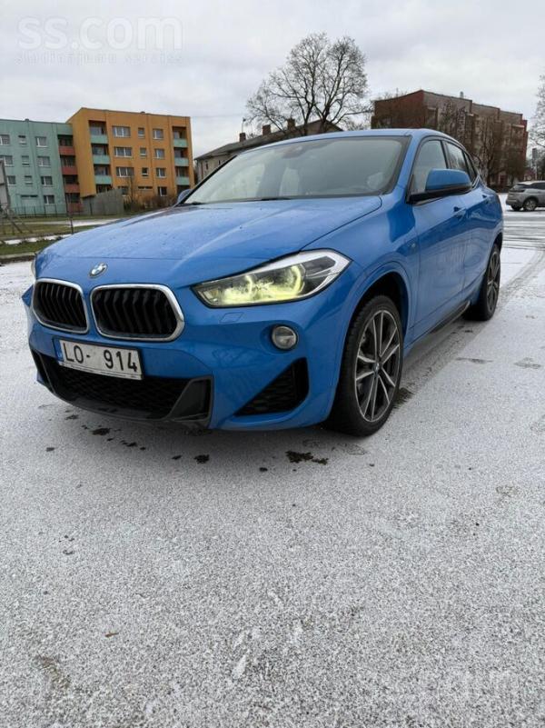 Blue BMW X2 2018 in Riga, with an engine capacity of 2.00 L and mileage of 156 thousand km for 17000 €, photo 2 on AUTOMOTO.COM.LV