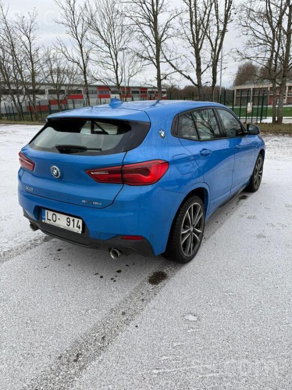Blue BMW X2 2018 in Riga, with an engine capacity of 2.00 L and mileage of 156 thousand km for 17000 €, photo 3 on AUTOMOTO.COM.LV