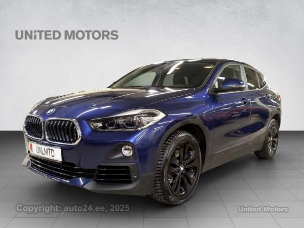 Blue BMW X2 2020 in Tallinn, with an engine capacity of 2.00 L and mileage of 111 thousand km for 20990 €, photo 1 on AUTOMOTO.COM.LV