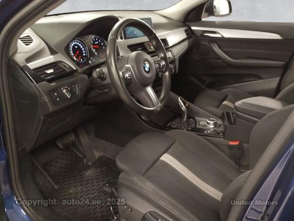 Blue BMW X2 2020 in Tallinn, with an engine capacity of 2.00 L and mileage of 111 thousand km for 20990 €, photo 3 on AUTOMOTO.COM.LV